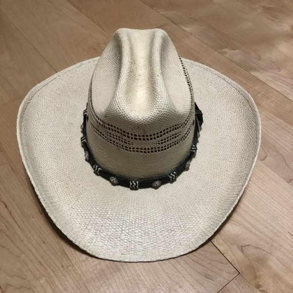 Bangora | Accessories | Bangora Straw Ranger Cowboy Hat Size 6 4 | Poshmark
